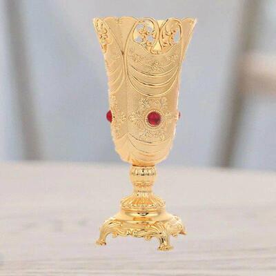 Golden Flower Vase Flower Pot Decorative Vase Tabletop