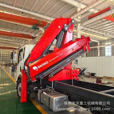 BAOWO SQZ160A-3 8吨随车吊16吨米3折臂液压重型卡车吊 工厂直销