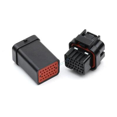 1473416-2汽车连接器AMP型26孔5槽线束插头接插件端子3-1447221-4