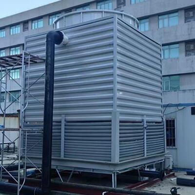 方形逆流式冷却塔工却业形冷水LHFN-100塔冷塔玻钢方逆流式散热璃