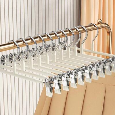 New Thickened Plastic-Coated Pants Clip for Home Use, No-Mar