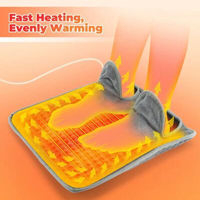 Electric Foot Heating Pad Washable Feet Warmer Heater Househ