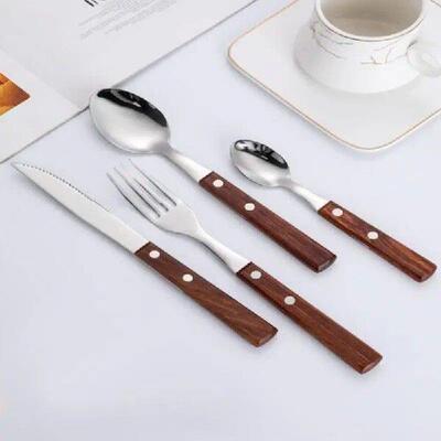Rosewood 304 Stainless Steel Western Tableware Steak
