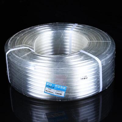 工厂现货供应 气动软管 纯PU管14X10 16X12 气动风管 空压机气管