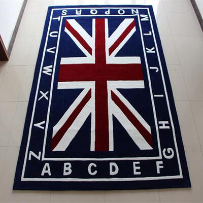 厂直家腈销手工米a005字旗客厅茶几卧纶室地毯满铺