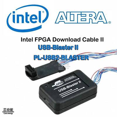 适用原装USB-Blaster II Altera FPGA Intel 下载器 PL-USB2-BLAS