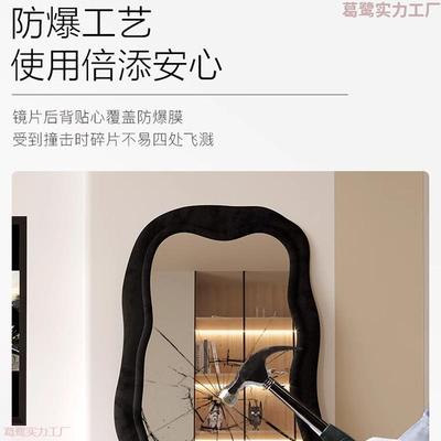 轻奢支家架款全身镜用无品牌/落地镜入衣户服店试衣装镜卧室穿镜