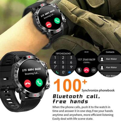 Canmixs Smart Watch men GPS motion track Sports watches Blue