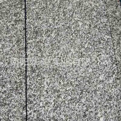 河南内乡芝麻黑火烧面盲道石材G654黑色盲点花岗岩人行道导盲石