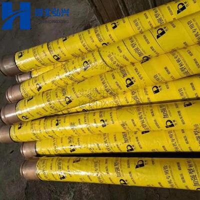 泵车末端低压胶管DN125B*3000四层钢丝编织胶管