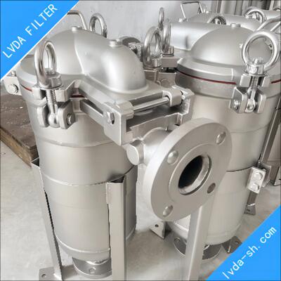 BF-0102单袋式过滤器2号袋180x810mm顶入式单袋过滤机铸造龟背