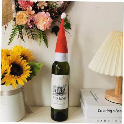 christmas decoration tree 18*7.5cm knife and fork set hat