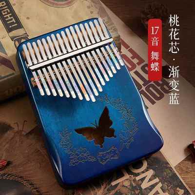 正品指琴卡林巴17音初学者入品门女生正21五音手指姆拇钢琴乐器易
