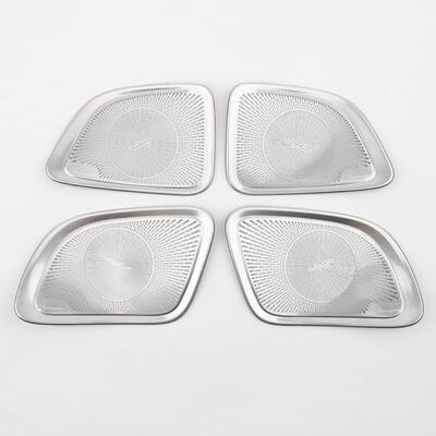 2022款奔驰新C级C200C260l柏林之声喇叭罩改装件车门音响盖内饰贴