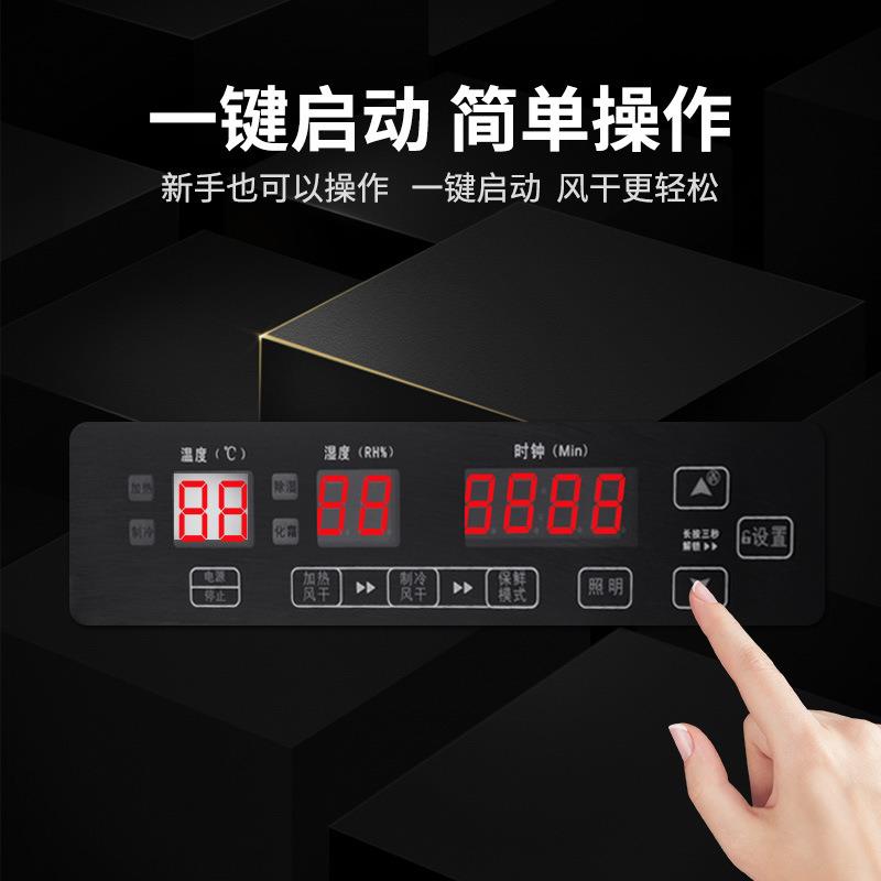 达克斯智能晾鸭柜商用双开门大容量烧鹅烤鸭烧腊吹干机风干晾胚柜