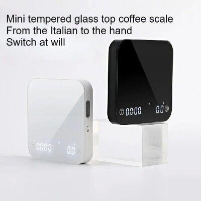 Mini Coffee Scale with Timer Rechargeable Smart Espresso