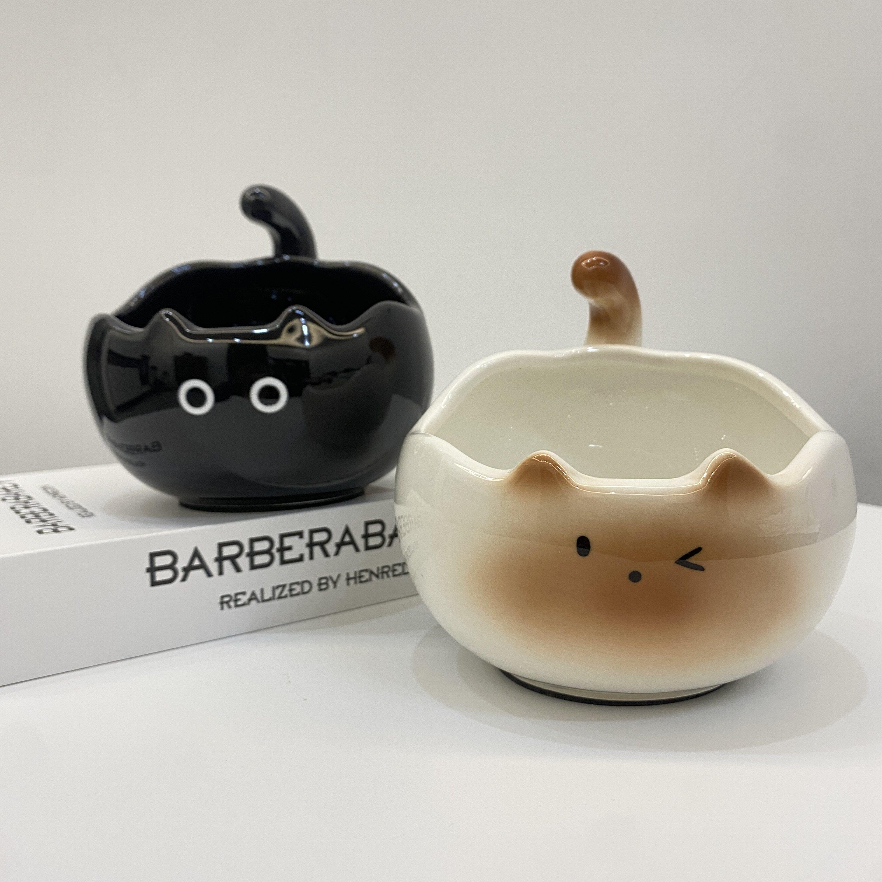 可爱钥匙收纳摆件入户玄关置物架首饰化妆品收纳盒陶瓷乔迁新居