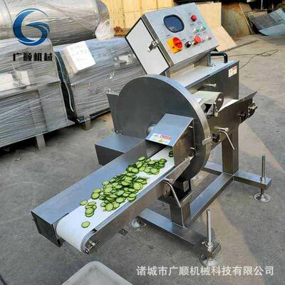 商用熟肉切片机多功能熟猪肉牛肉切片机全自动不锈钢切腊肠机