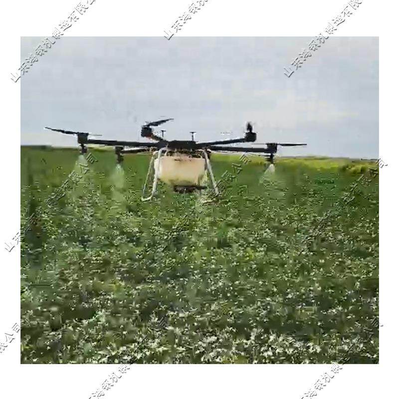 地面遥控空中洒药设备 农用植保无人机 果树茶园电动型打药机