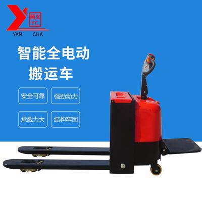 站驾式2吨液压搬运叉车10006堆车铲车多向电动叉车