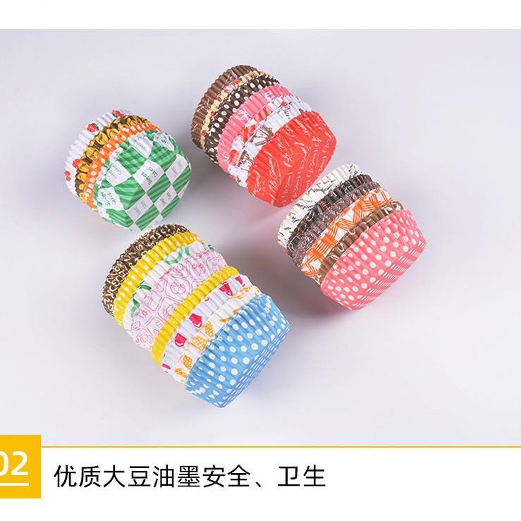 家直销耐包烤制蛋糕纸杯蛋糕面杯蛋厂纸托印圆形淋膜花防油圆形淋