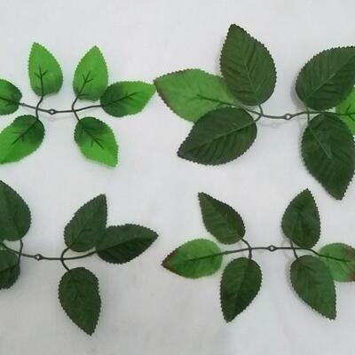 CVS仿真绢布6叉叶料档6玫瑰叶子diy手工制作装高饰材厂家