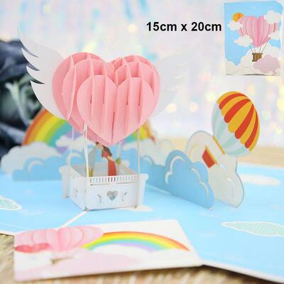 3D Pop UP Love Card for Wife and Girlfriend Gift for Valenti