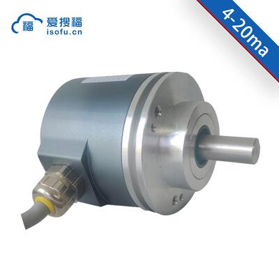 RS485信号输出58外径出轴夹紧法兰线缆连接绝对值编码器