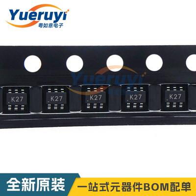 MMDT2227 丝印K27 SOT-363 NPN+PNP双晶体管 贴片三极管 0.6A 40V