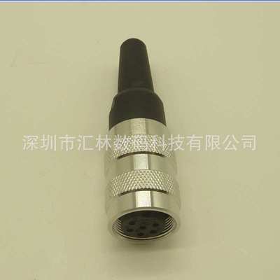 金属线线对接插头-C091对接公插头M16防水连接器6芯-连接器厂家