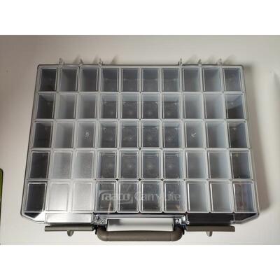 Raaco 200-8860 零件收纳盒, 50格, 55x330x425mm