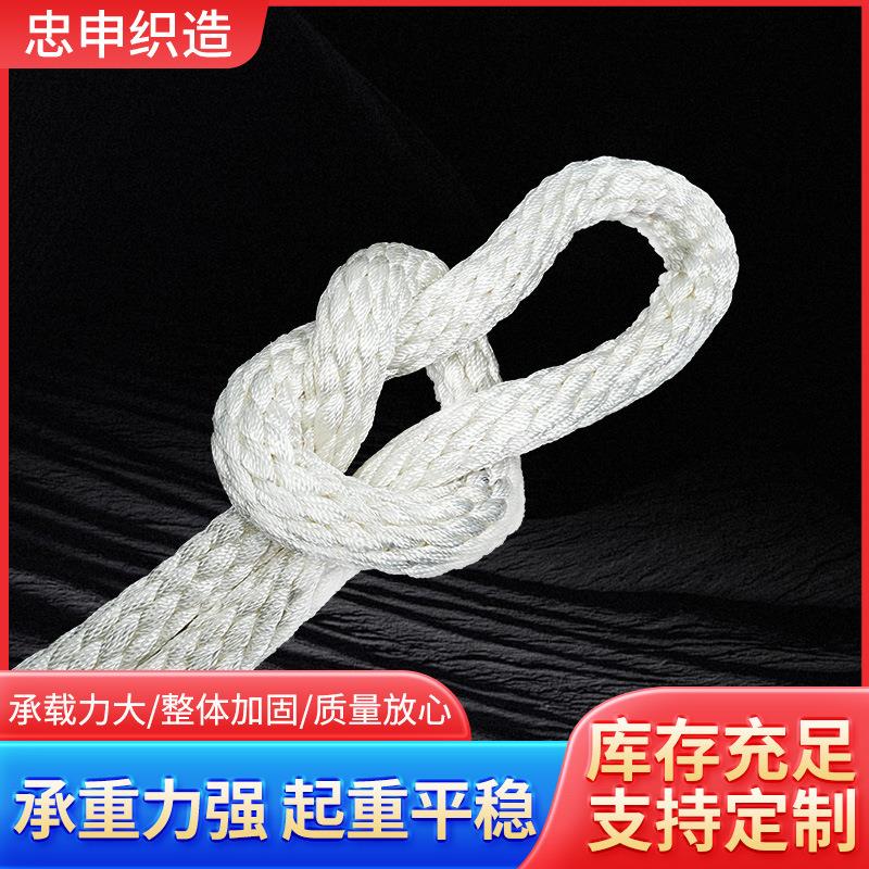 吊厂家ECK双尼龙吊绳扣起米白色耐磨圆形重软吊装绳吊车工业带