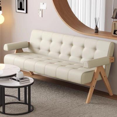 发小户出租房卧服装店HTW公寓客厅折叠床双沙人型三人休室闲猫抓