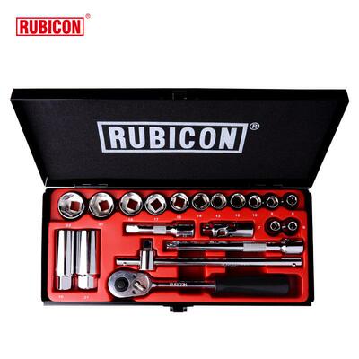 罗宾汉RUBICON 3/8套筒工具套装20件公制六角套筒组合 RSS-020
