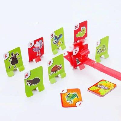Frog Mask Wagging Tongue Lick Cards Board Games for Children