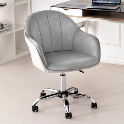 厂靠习商直供脑椅书房网红椅28010办公背椅蓝色电转椅学沙发椅