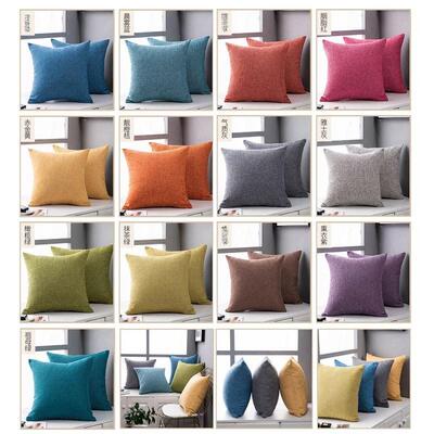 Solid-colored throw pillows Pink Cushions velvet backrest