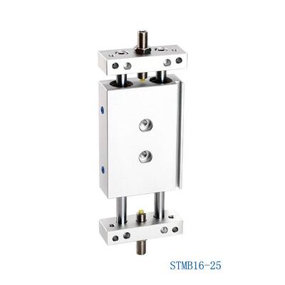 STMB滑台气缸双杆双轴复动型双缸双出气动10/16/20/25X50X75X100