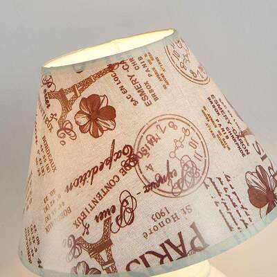 家美式园田儿童房5735-573led护眼写字台头灯书房园床装饰巴黎铁