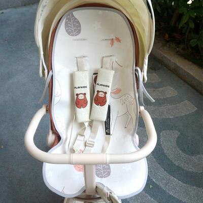 playkids普洛可x6-3/4/5遛娃推车夏季冰丝凉席坐垫蚊帐a8防风雨罩