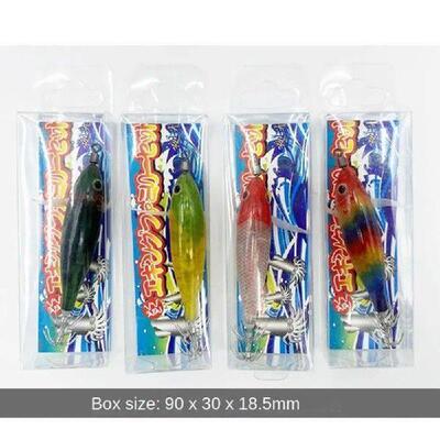 80mm/5.7g Fishing Lure Artificial Squid Hook Jig