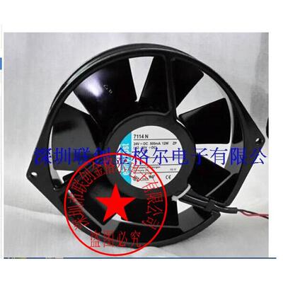 7114N 24V 12W 7114NU 德国进口 150*38耐高温ABB风扇