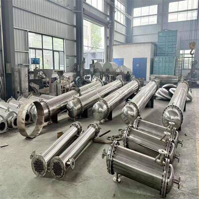 达迈供应列管式不锈钢换热器冷凝器化工制药304不锈钢冷凝器
