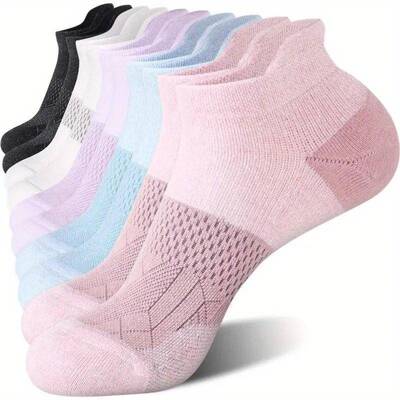 Unisex 5 Pair Multi Socks Mixed Color Pairs 1 Breathable Non