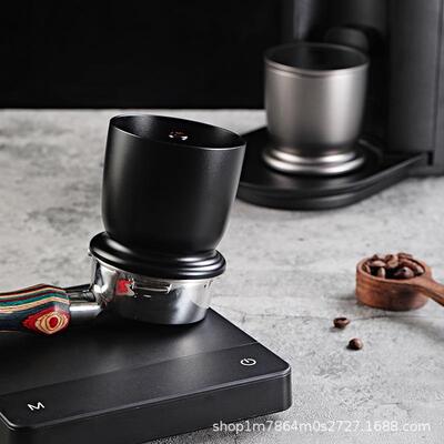 EK43接粉器布粉器51/58mm 磨豆机接粉杯手冲意式填粉器咖啡落粉器