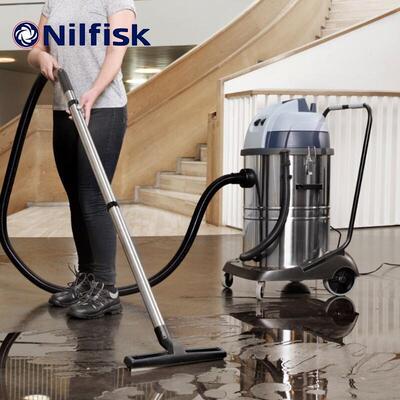 NILFISK力奇VL100-75升吸尘吸水机干湿两用工厂酒店大功率吸尘器