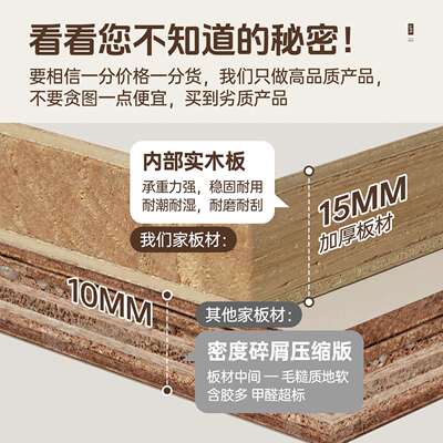 妆化台斗柜一体法式中奶油风主卧室古床尾化妆桌镜储物AE105-WX实