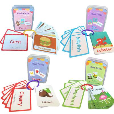 Montessori Learning ABC Numbers Fruit Animals English Words
