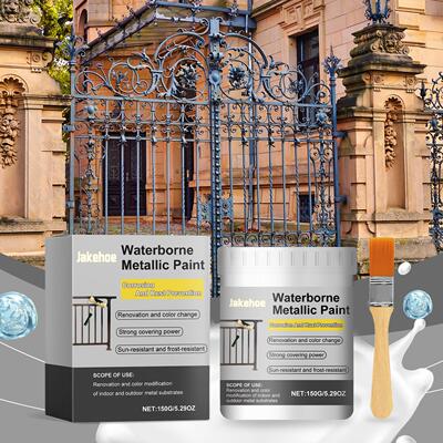 Jakehoe Water-based Rustproof Paint Black - Rust Removal, Wa