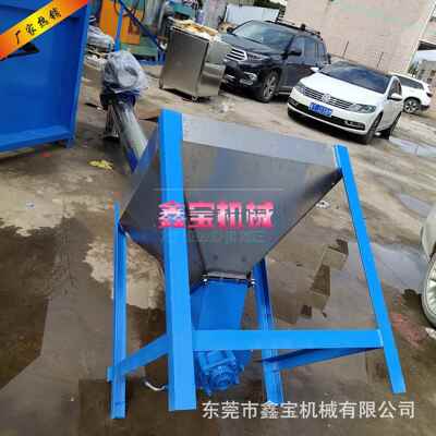 附近工厂定制螺旋输送机聚氨酯颗粒加料机塑料片材粉体提升机